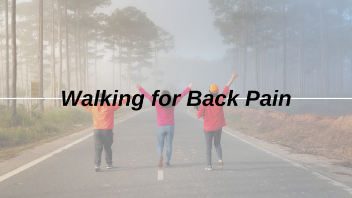 The WalkBack Trial: A Step Forward in Managing Chronic Low Back Pain